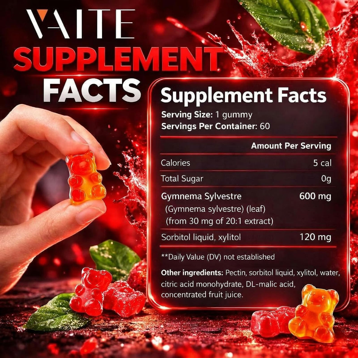 60 count Gymnema Sylvestre gummies