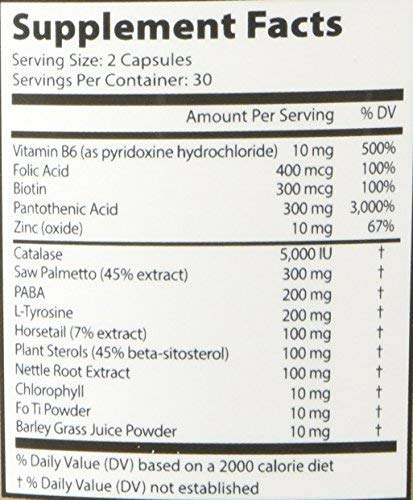 60 count hair color restoration capsules