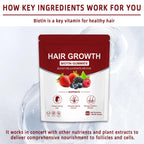 60 count hair growth gummies