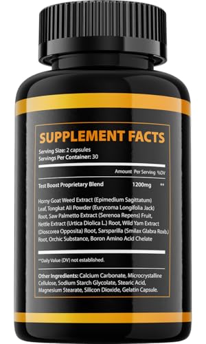 60 count health supplement capsules