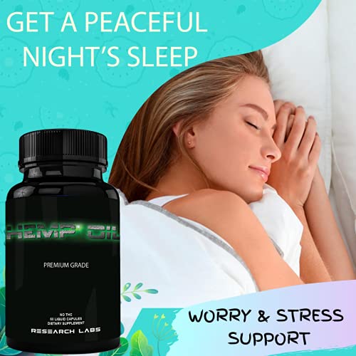60 count hemp capsules for health