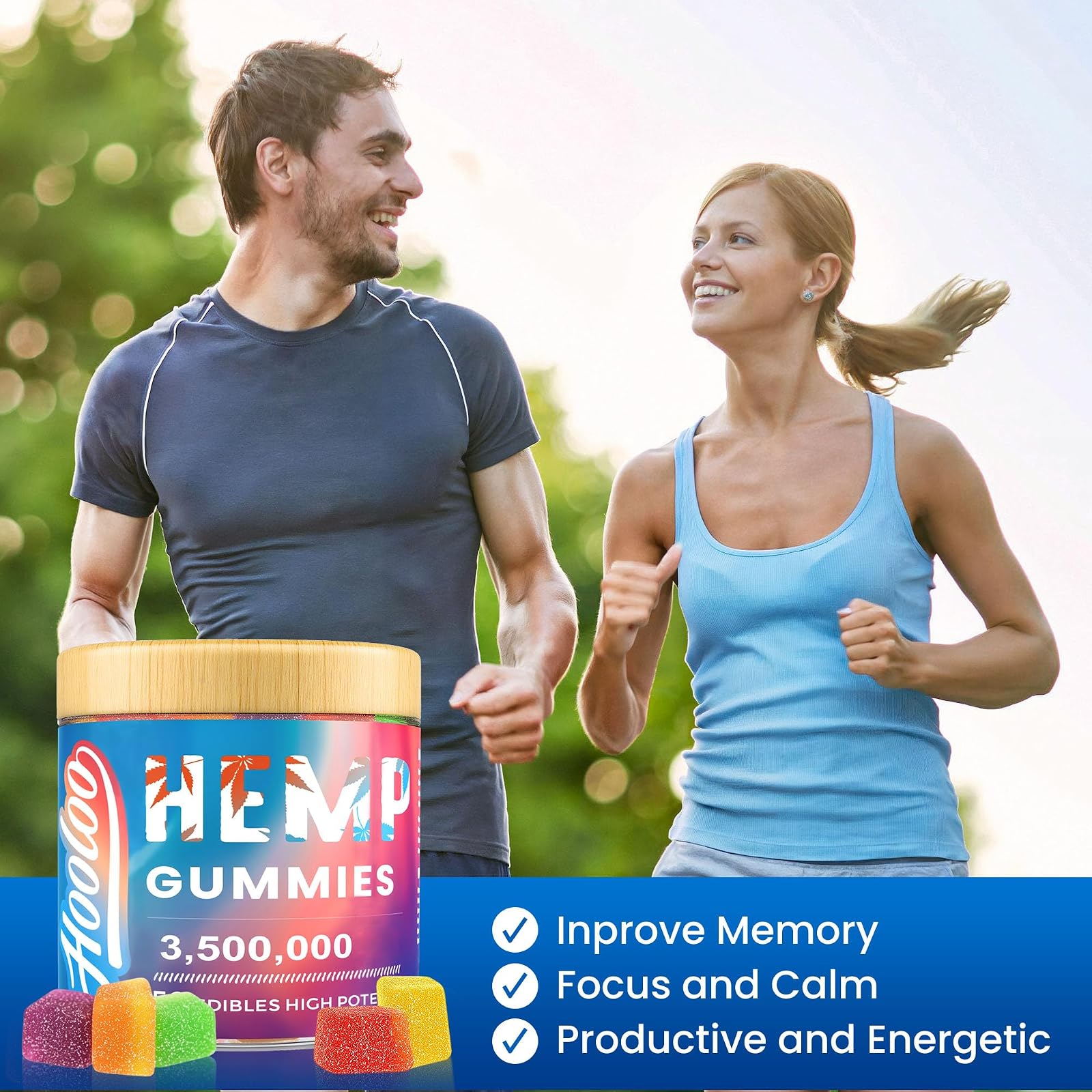 60 count hemp gummy vitamins