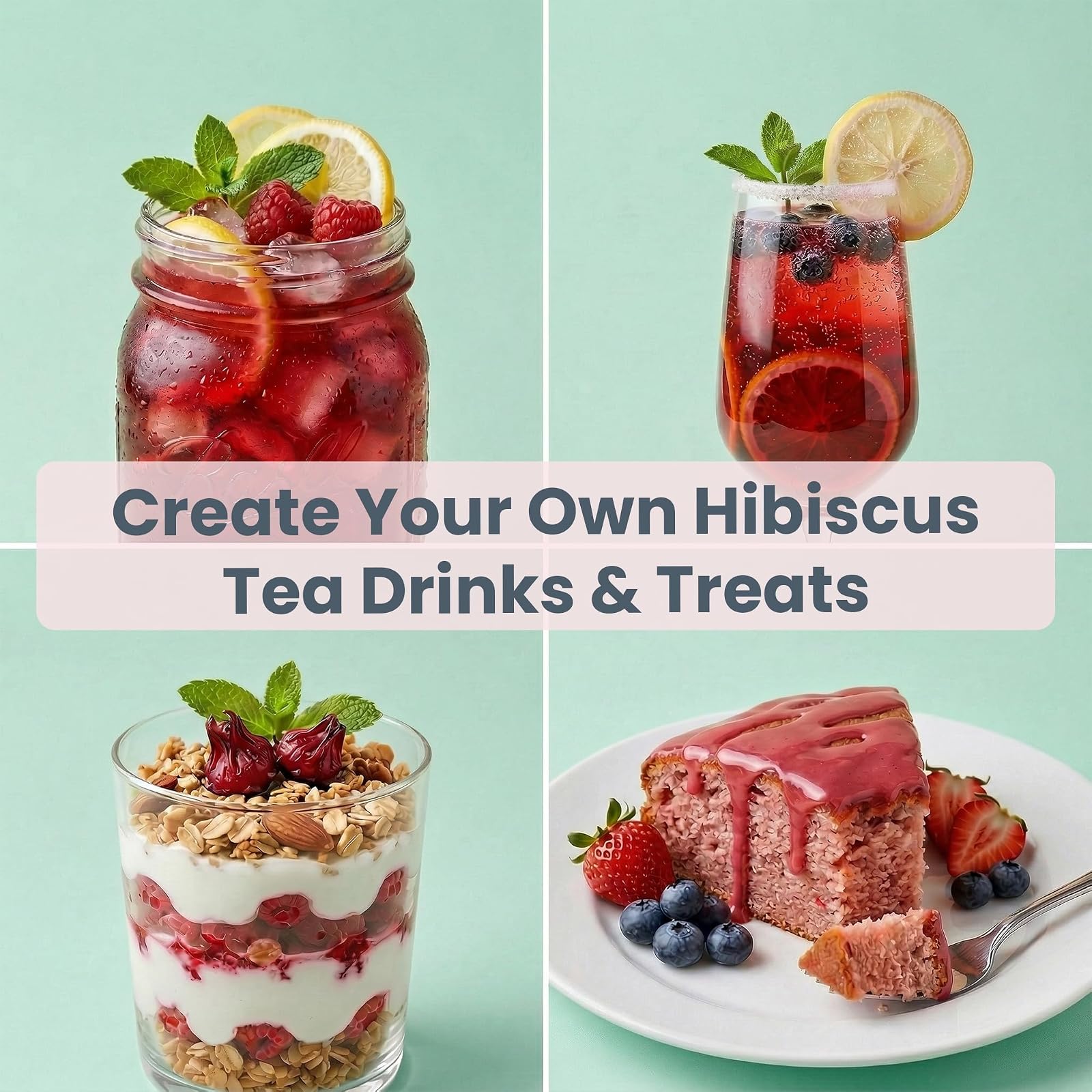60 count hibiscus tea bags for convenience
