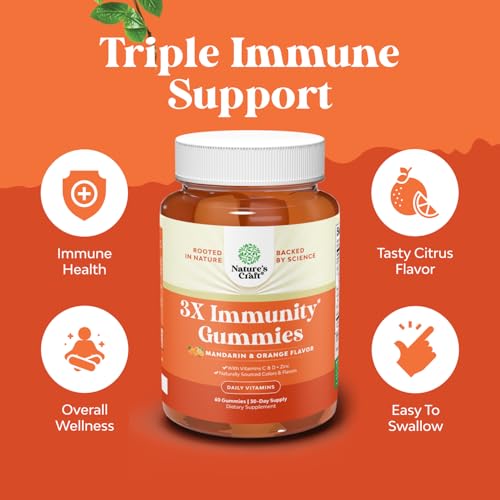 60 count immune support gummies
