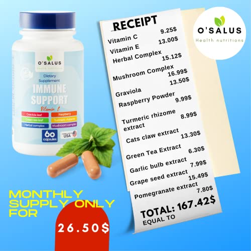 60 count immune support multivitamins