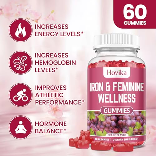 60 count iron and hormone gummies