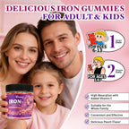 60 count iron gummies for convenient nutrition
