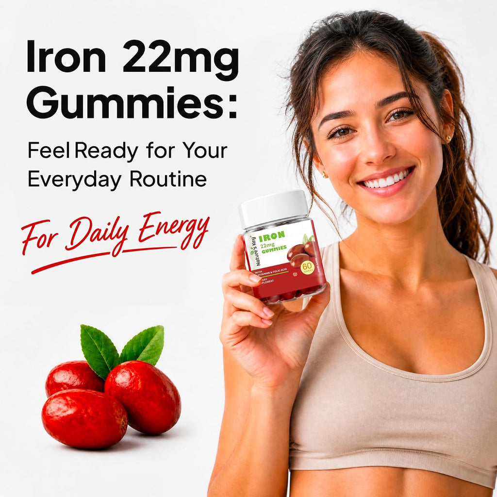 60 count iron gummies for daily use