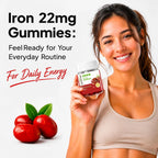 60 count iron gummies for daily use
