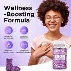60 count iron gummies for daily use