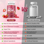 60 count iron gummy vitamins