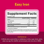 60 count iron tablets for energy