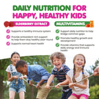 60 count kids elderberry gummies