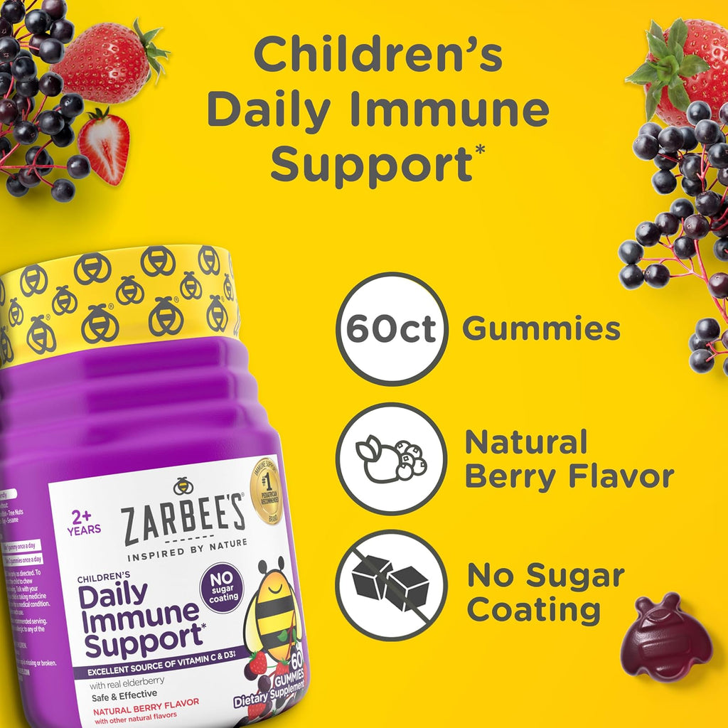60 count kids elderberry gummies