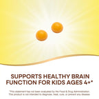 60 count kids gummies for cognitive support