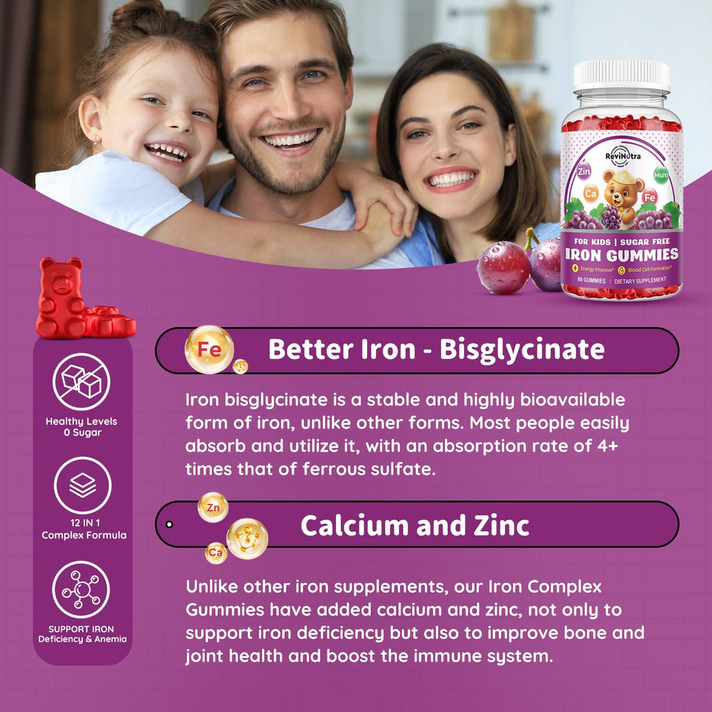 60 count kids iron supplements