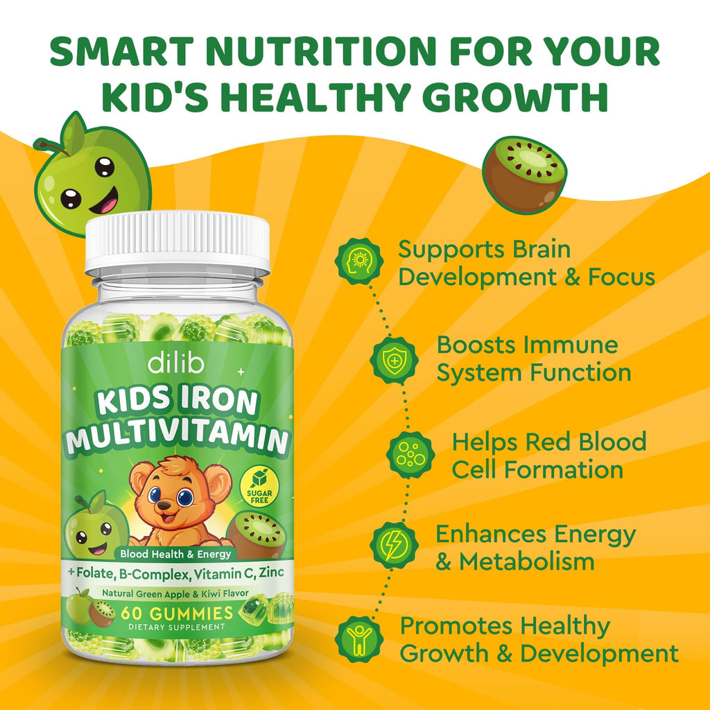 60 count kids iron supplements