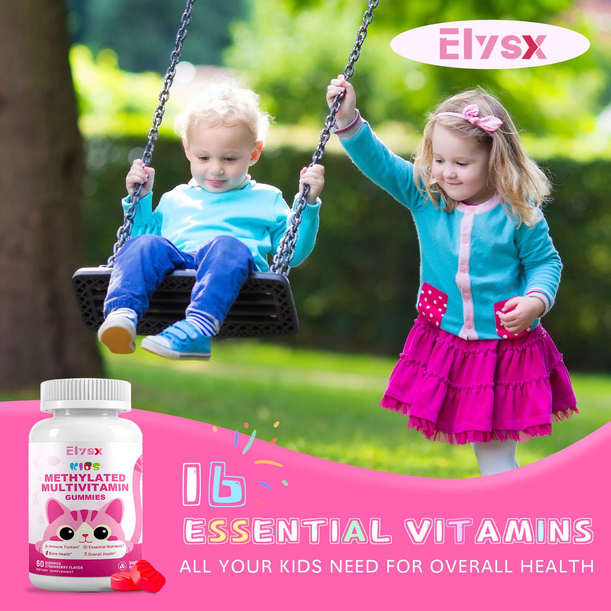60 count kids multivitamin gummies