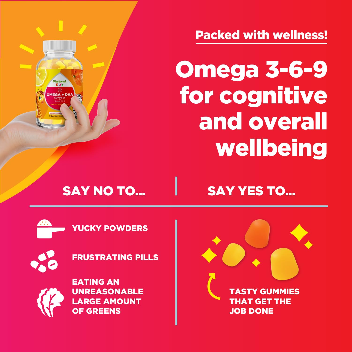 60 count kids Omega gummies
