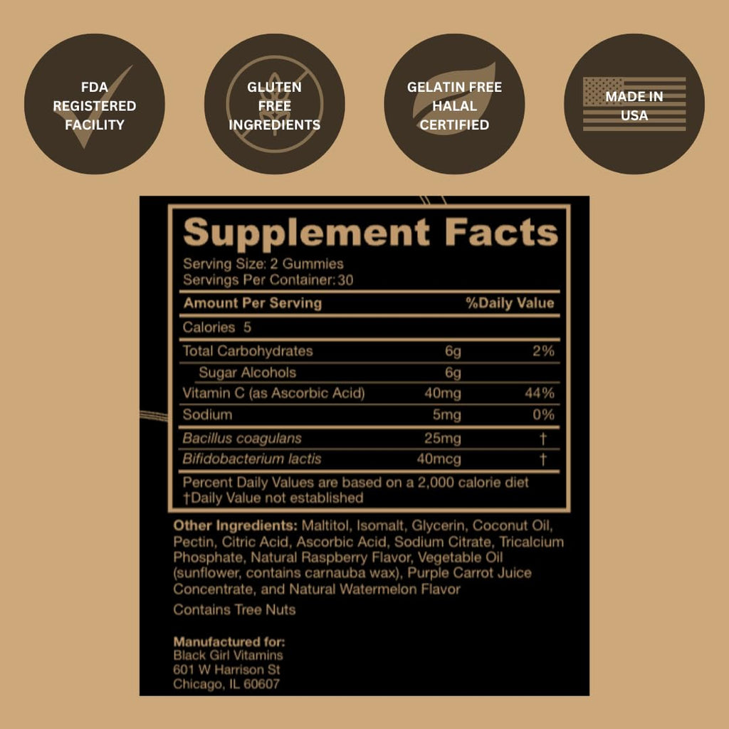 60 count kids probiotic gummies
