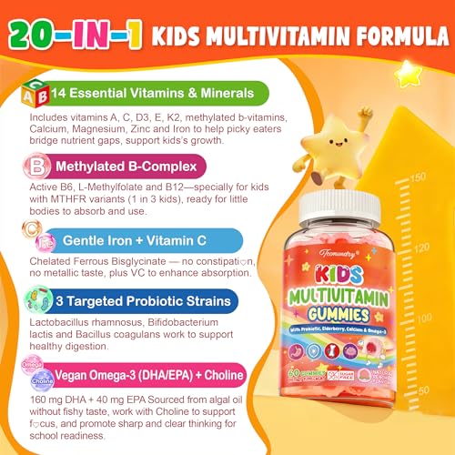 60 count kids vitamin gummies