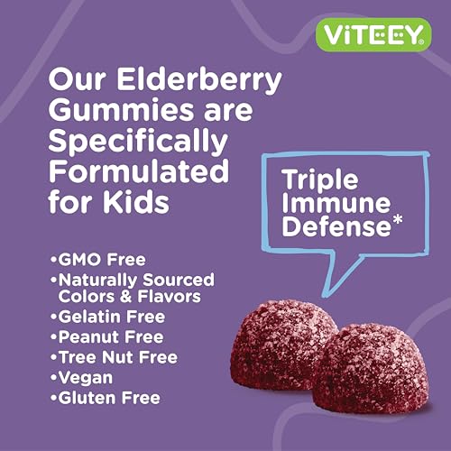 60 count kids vitamins elderberry