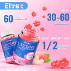 60 count L-Lysine Monolaurin gummy supplement