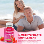 60 count L-Methylfolate gummies for convenience