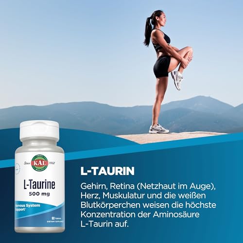 60 count L-Taurine tablets for daily use