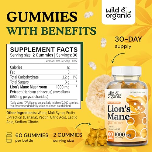 60 count Lion's Mane gummies