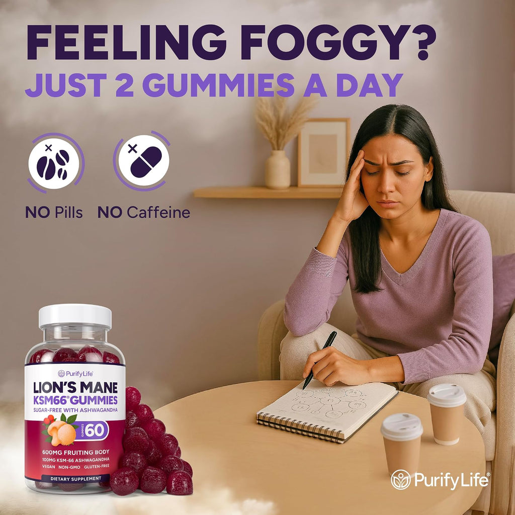 60 count lion's mane gummies