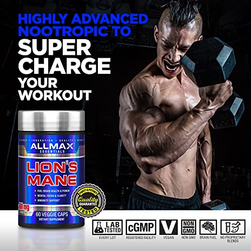 60 count Lion's Mane mushroom supplements
