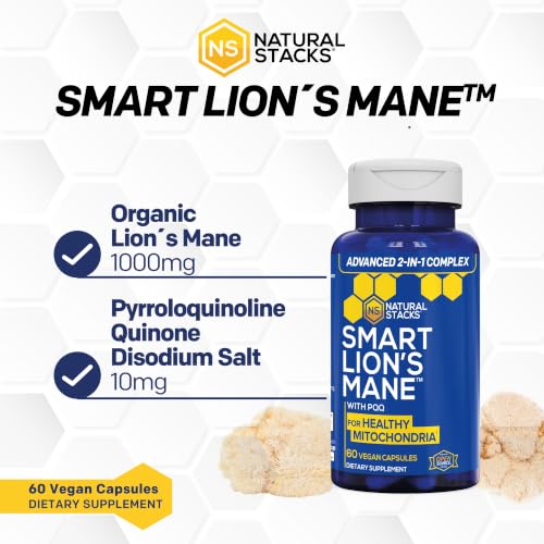 60 count Lions Mane mushrooms for daily wellness