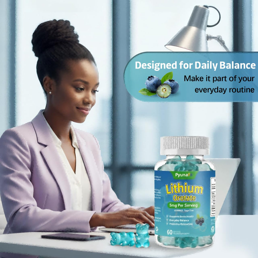 60 count Lithium Orotate gummy supplement