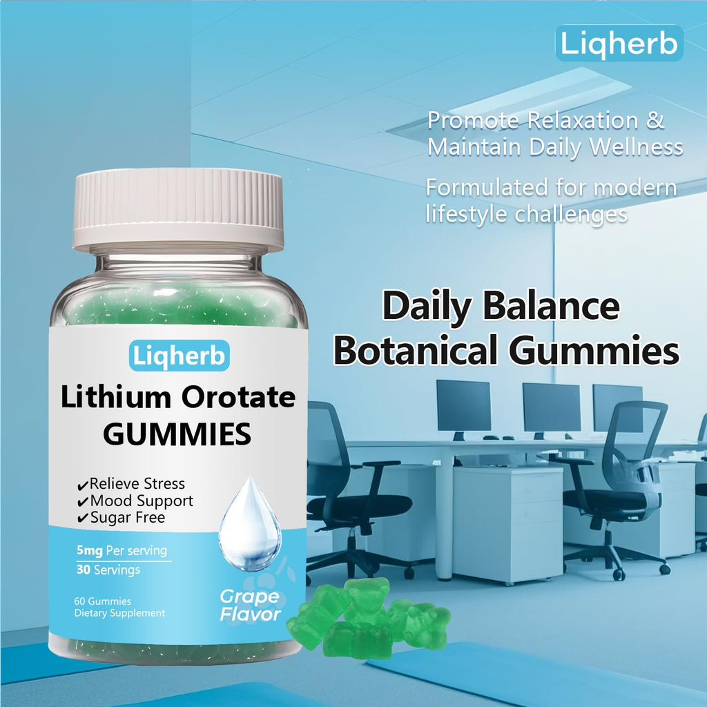 60 count Lithium Orotate gummy supplements