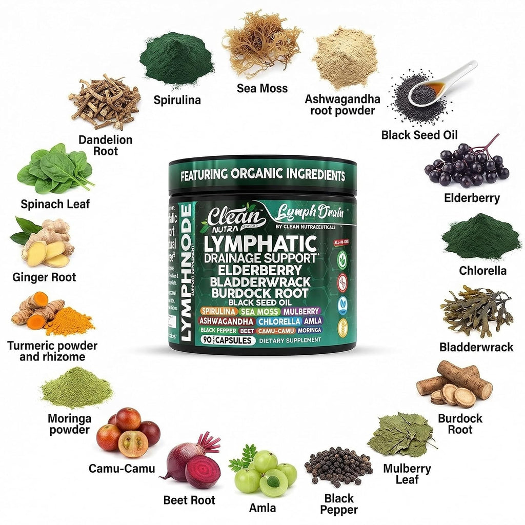 60 count lymphatic drainage supplement