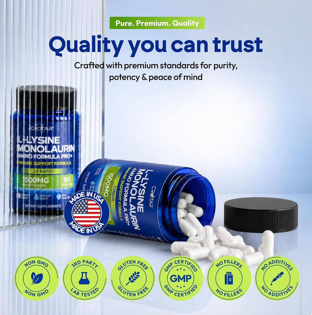 60 count Lysine capsules