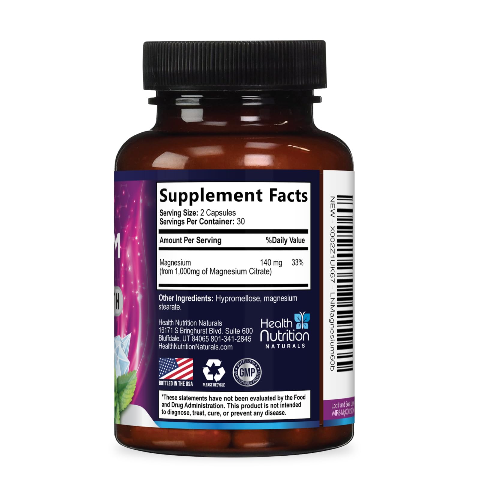 60 count magnesium capsules