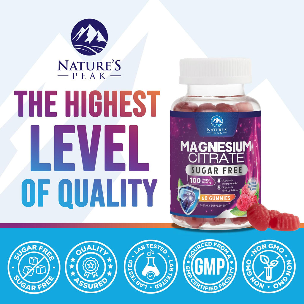 60 count magnesium citrate supplement
