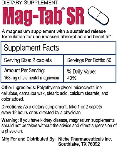 60 count magnesium extended release