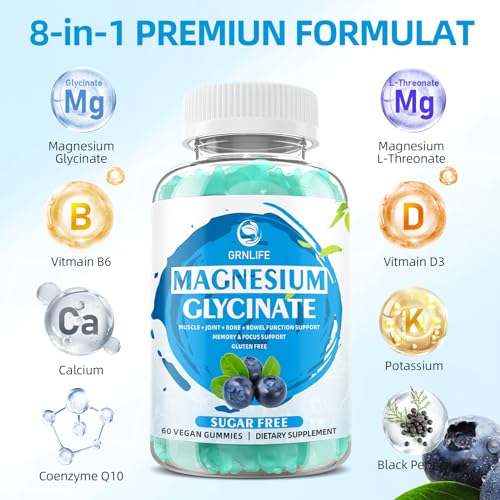 60 count magnesium gummies bottle