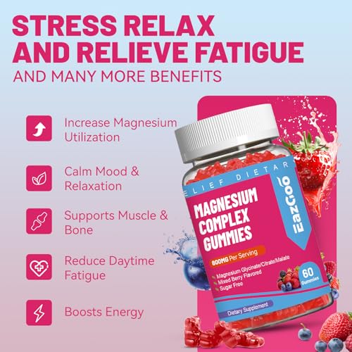 60 count magnesium gummies bottle