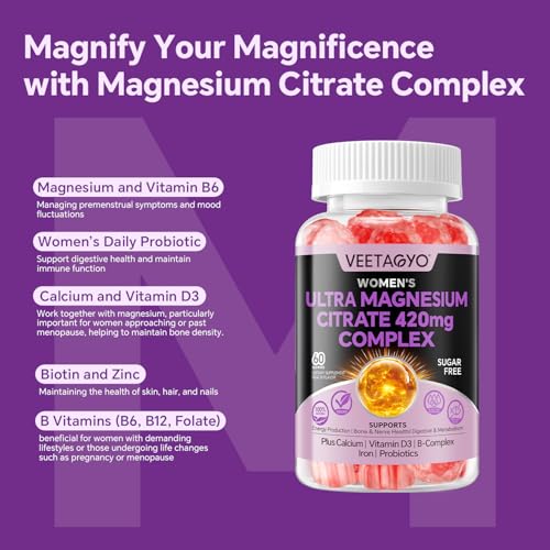 60 count magnesium gummies for adults