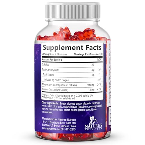60 count magnesium gummies for convenience