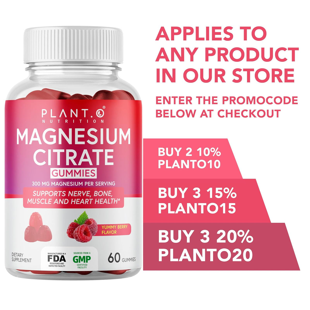 60 count magnesium gummies for convenience