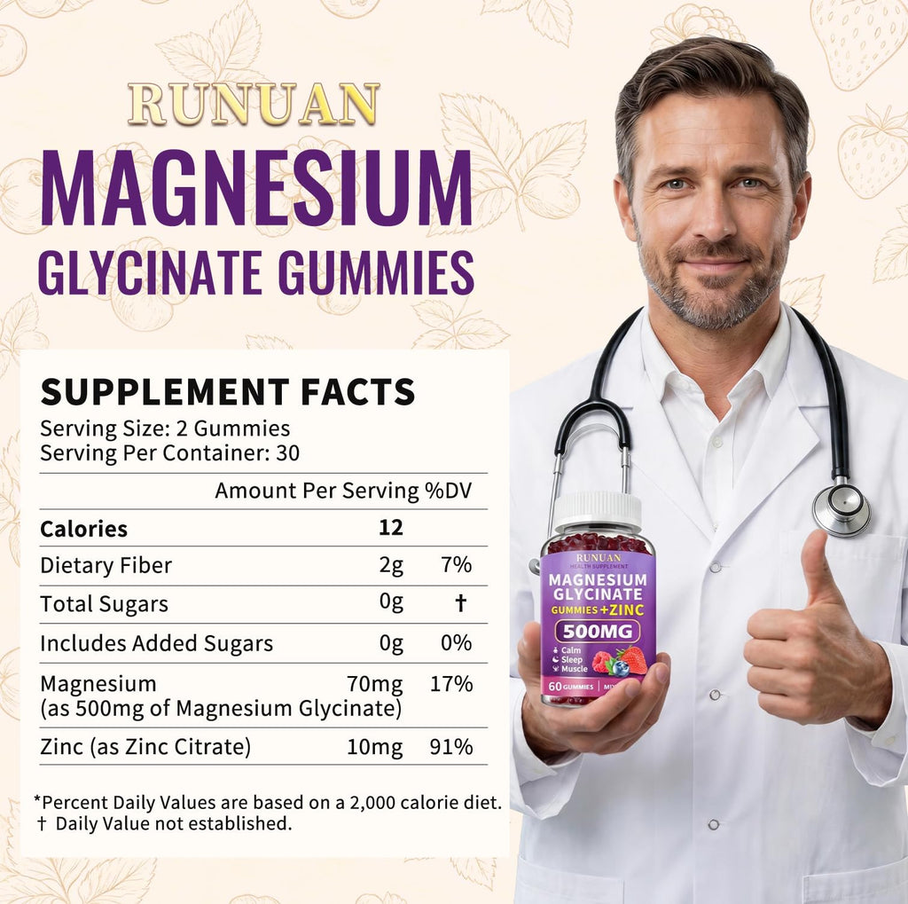 60 count magnesium gummies for convenient dosing