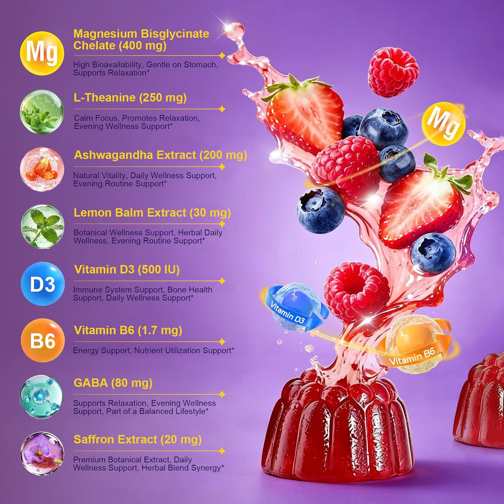 60 count magnesium gummies for convenient dosing