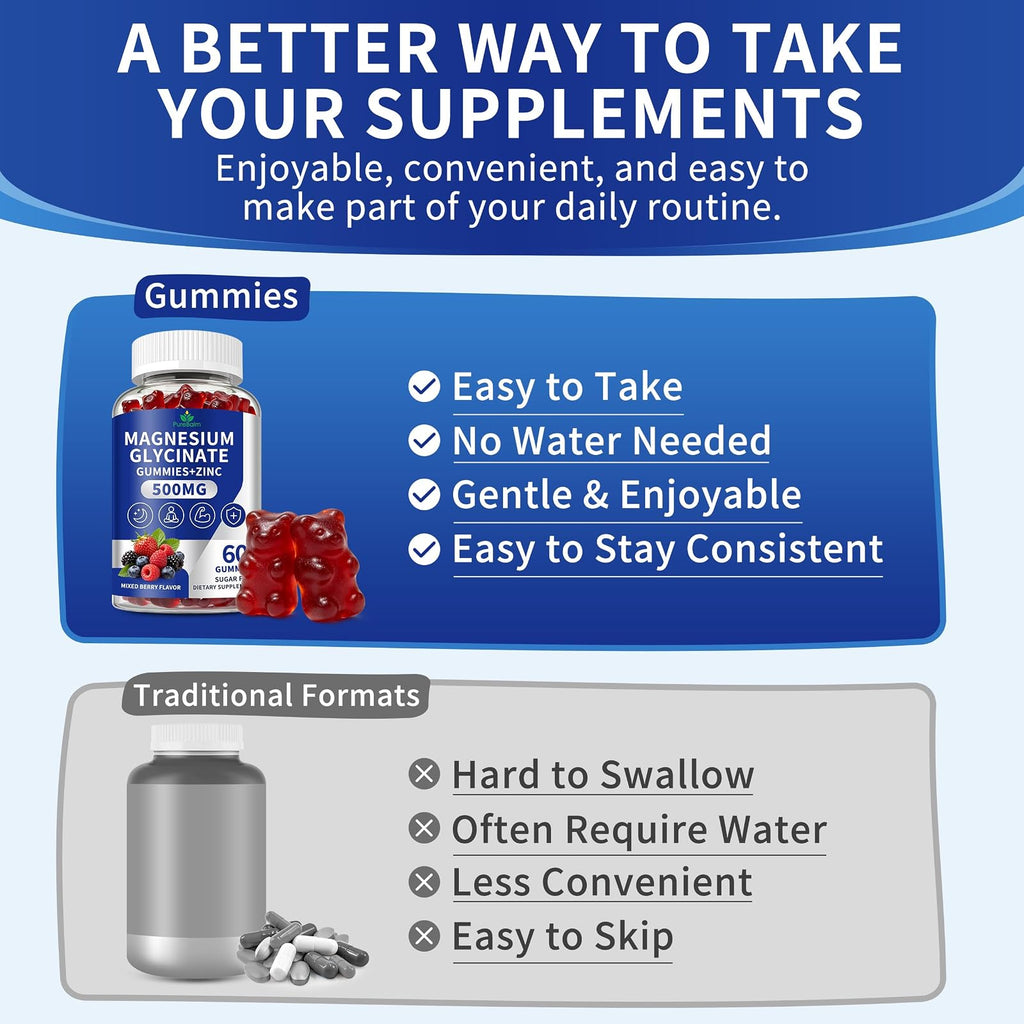 60 count magnesium gummies for daily use