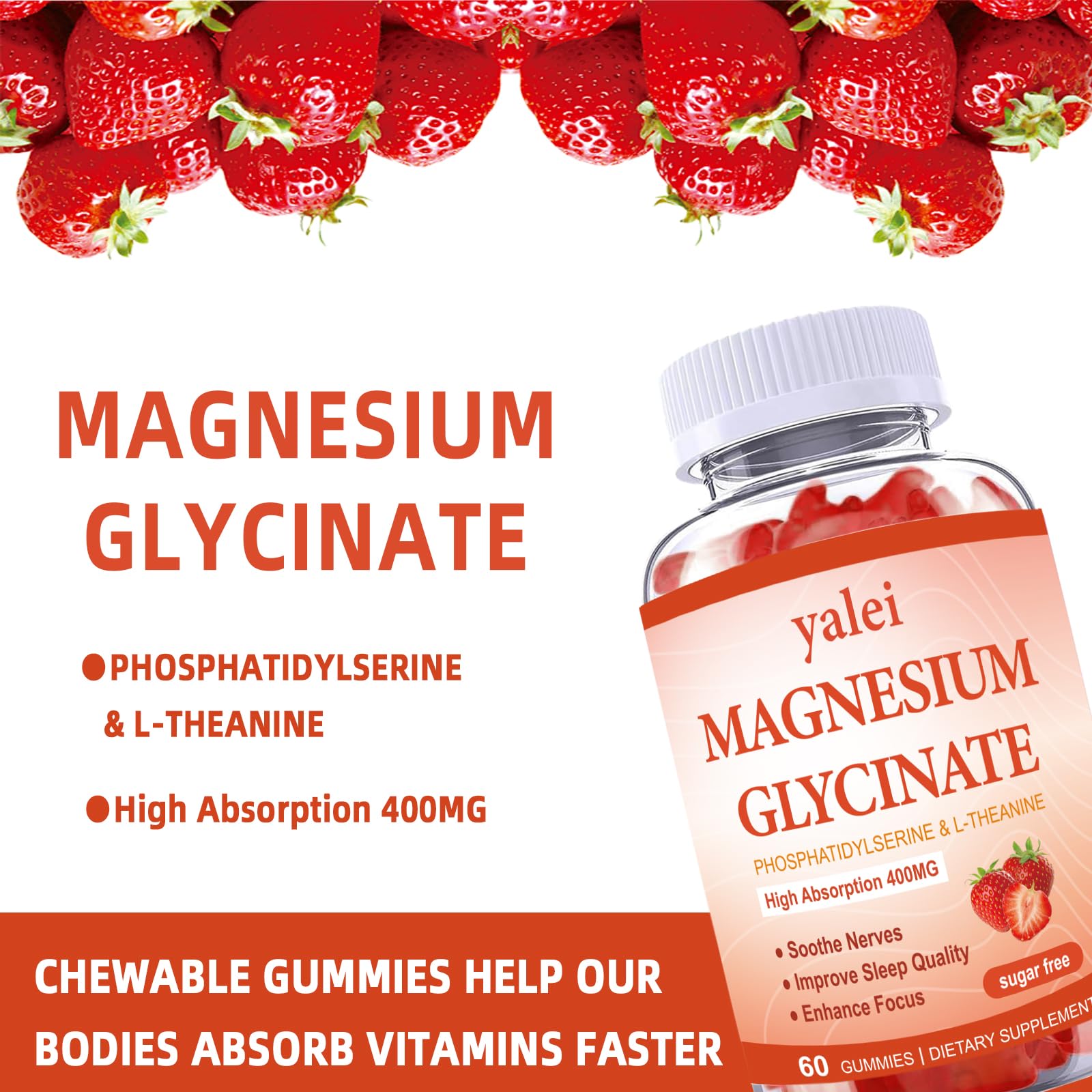 60 count magnesium gummies for daily use