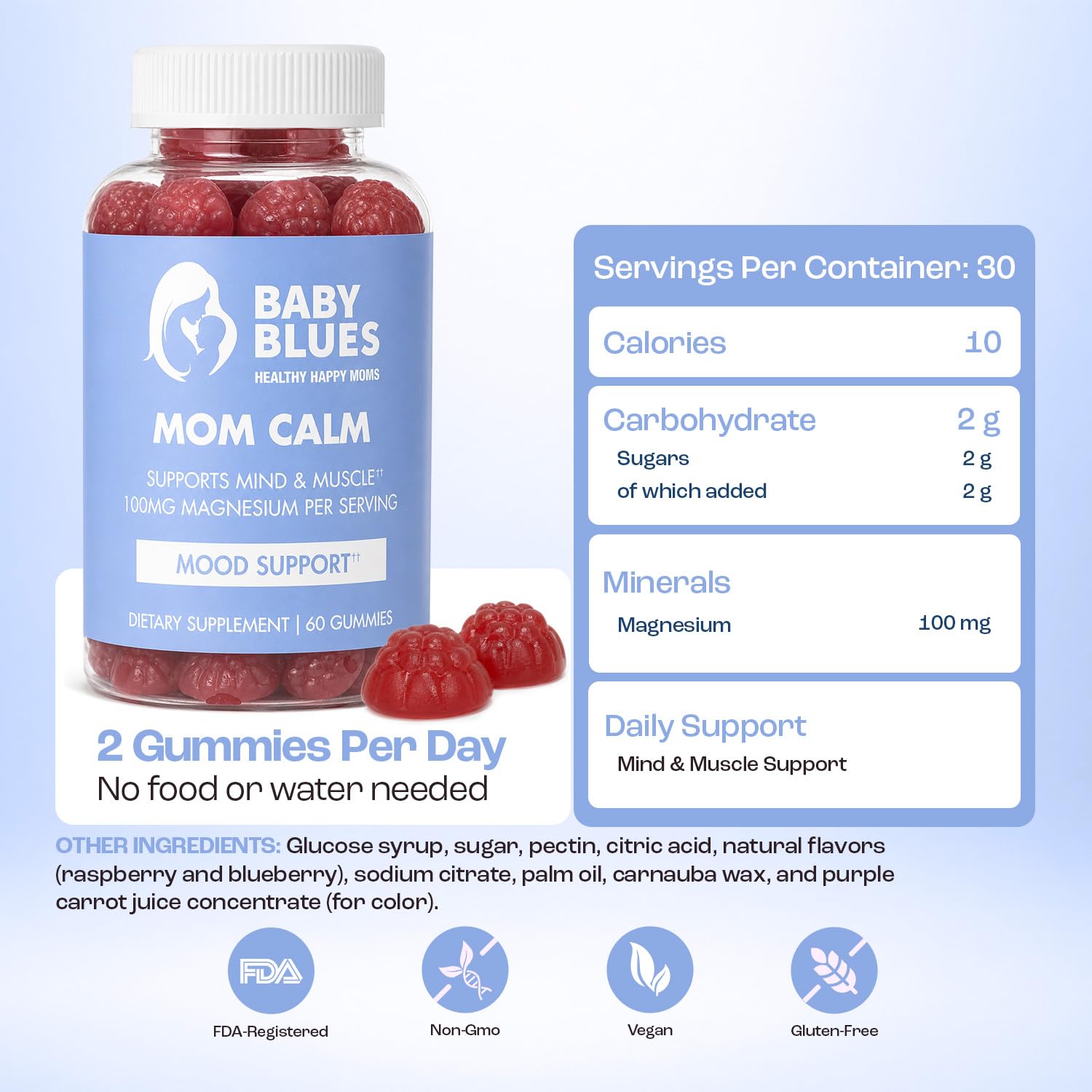 60 count magnesium gummies for daily wellness